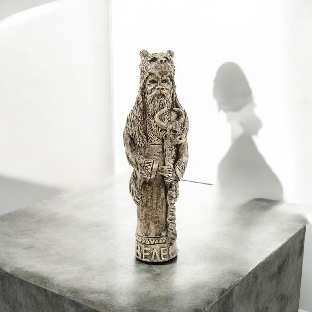 Veles Statue Slavic God Figurine Slavic Mythology Veles Statue Ceramic ...