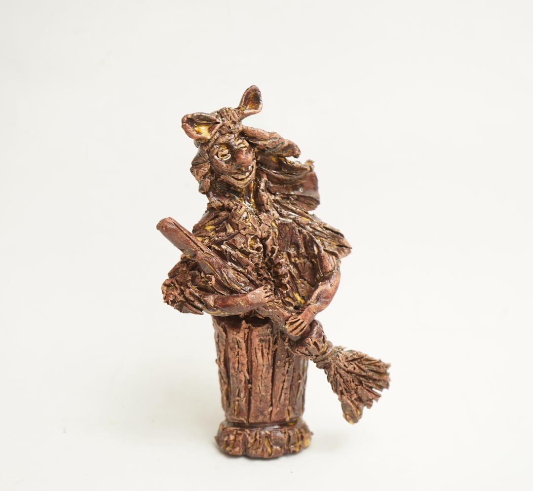 Baba Yaga Slavic Witch Statue Slavic Folklore Crone Figurine Baba Yaga ...