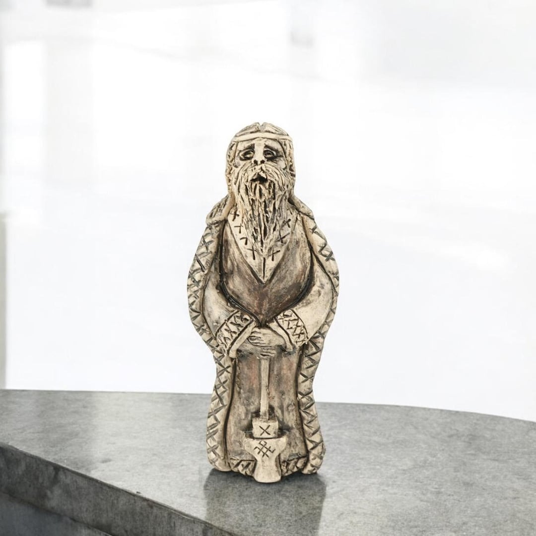 Svarog Ceramic Statue Slavic Pantheon Svarog God Statue Slavic God ...