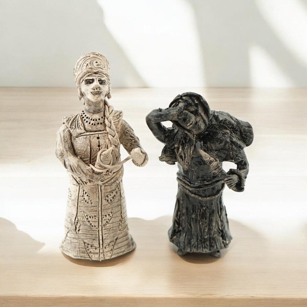 Slavic Goddesses DOLYA NEDOLYA Ceramic Slavic Goddess Small Ceramic ...