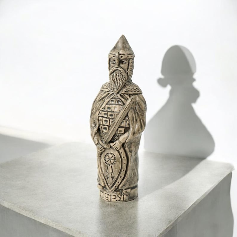 Perun Сeramic Figurine Perun Slavic God Slavic Altar Heathen Perun God ...
