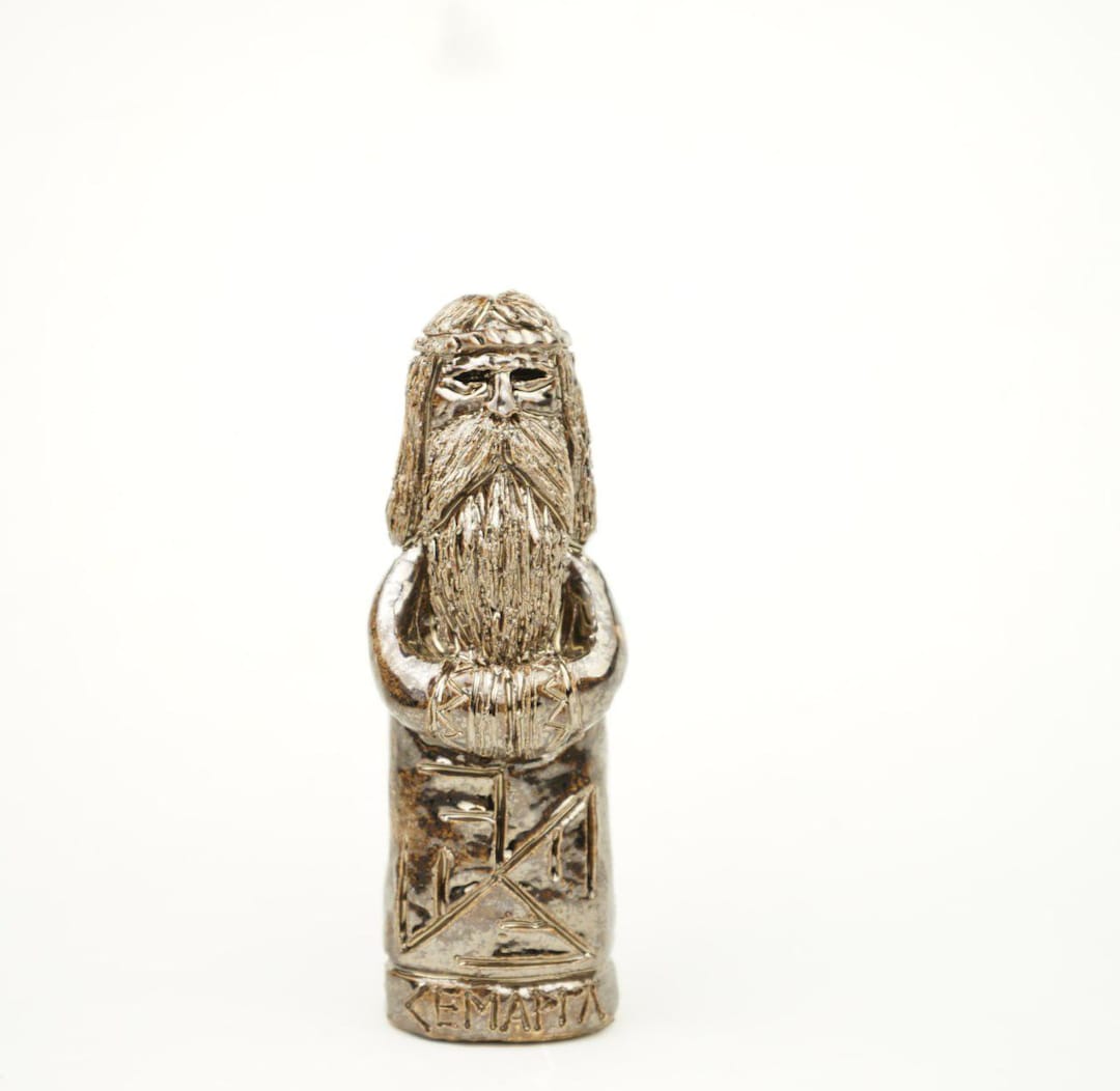 Semargl Statue Slaviс God Ceramic Figure Ethnic Decor Semargl Small ...