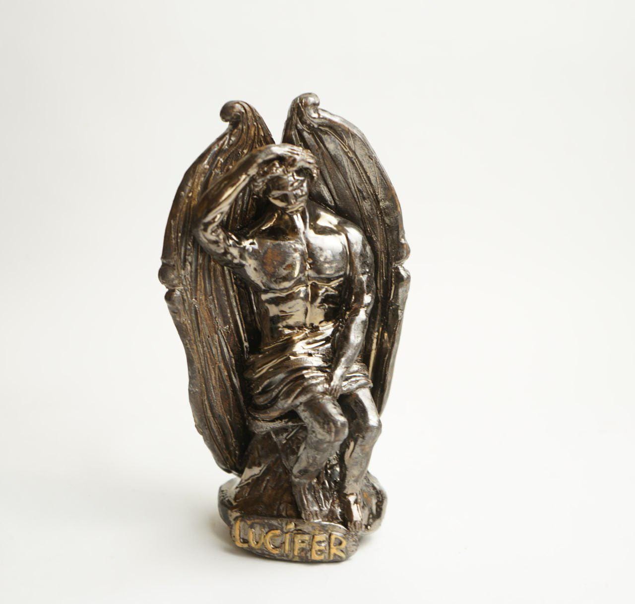 Lucifer Statue Lucifer Satan Demon Statue Lucifer Altar Devil Ceramic ...