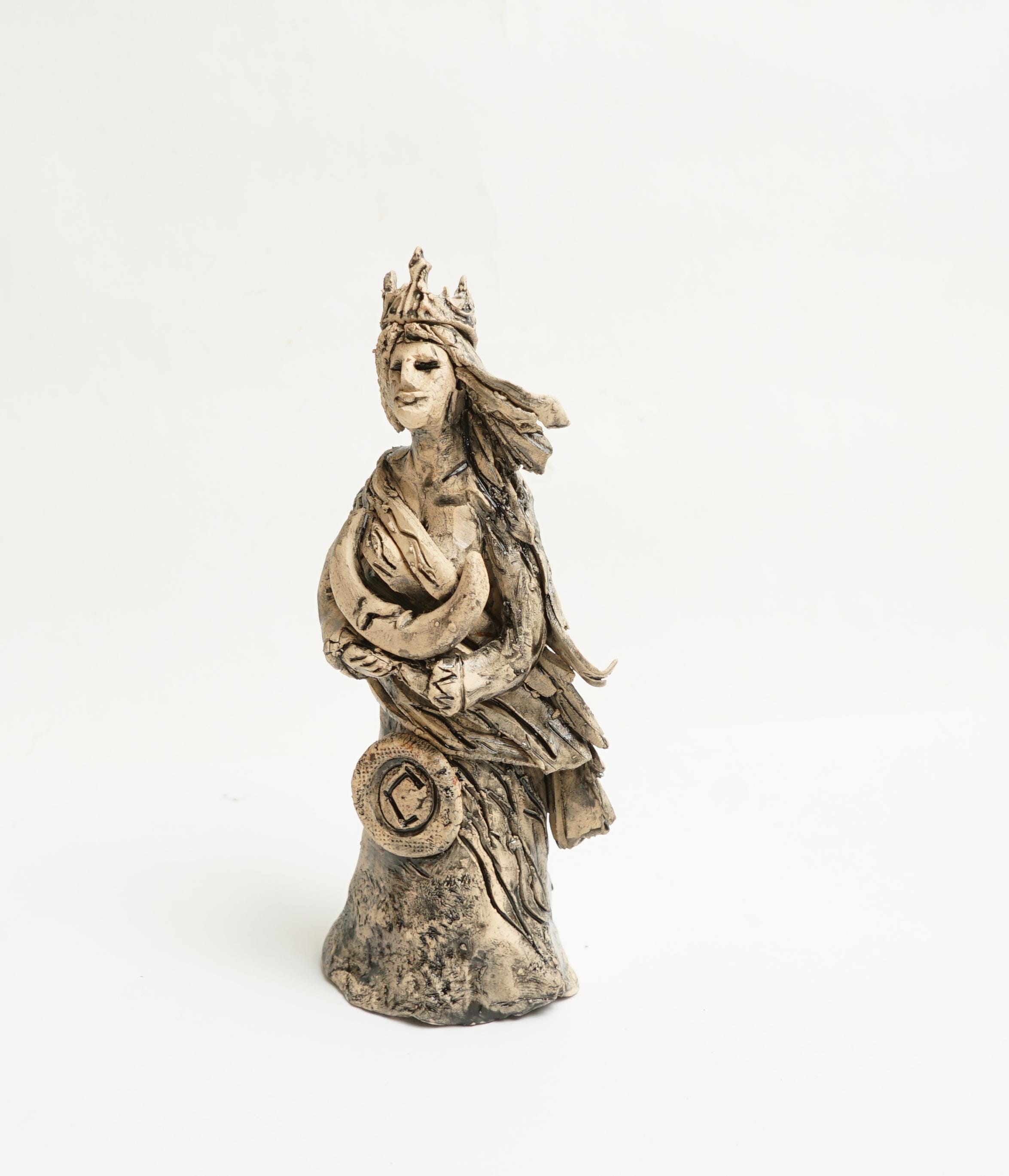 Selene Moon Goddess Altar Selene Statue Goddess of the Moon Small ...