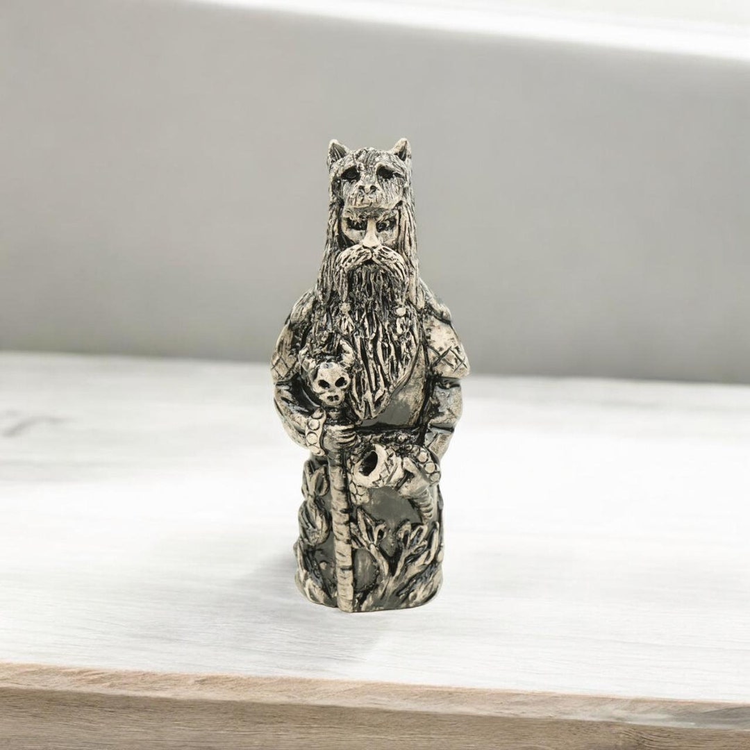 Veles Slavic God Statue Veles Small Figurine From Clay Slavic Pantheon ...