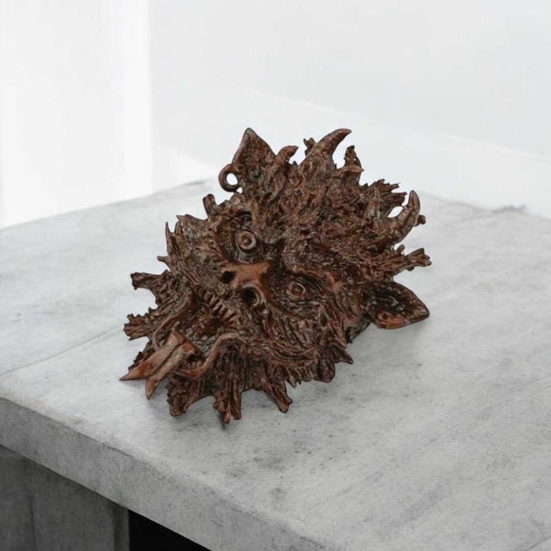 Mephistopheles Mask Wall Art Ceramic Decorative Devil Mask Wall Art ...