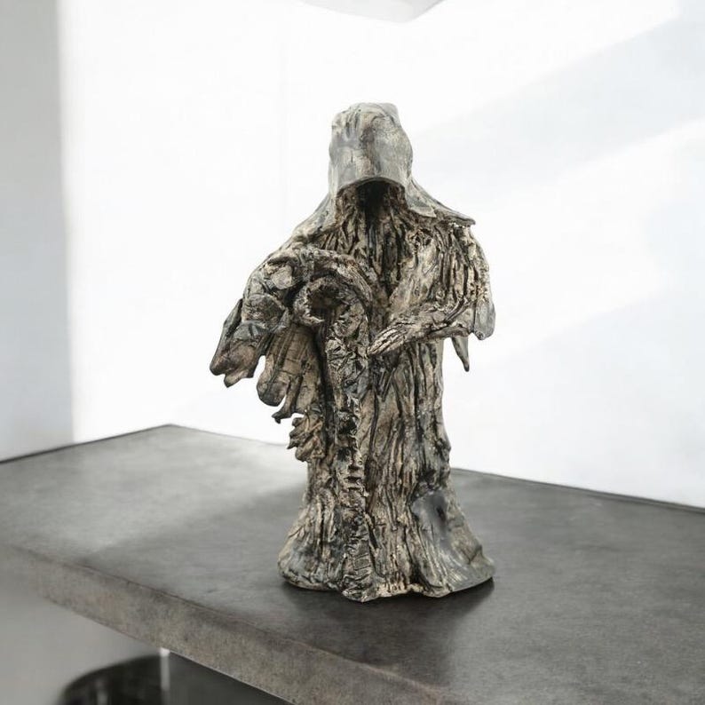 Figurine Faceless Wanderer Grim Reaper Death Figure Death Statue Ghost ...