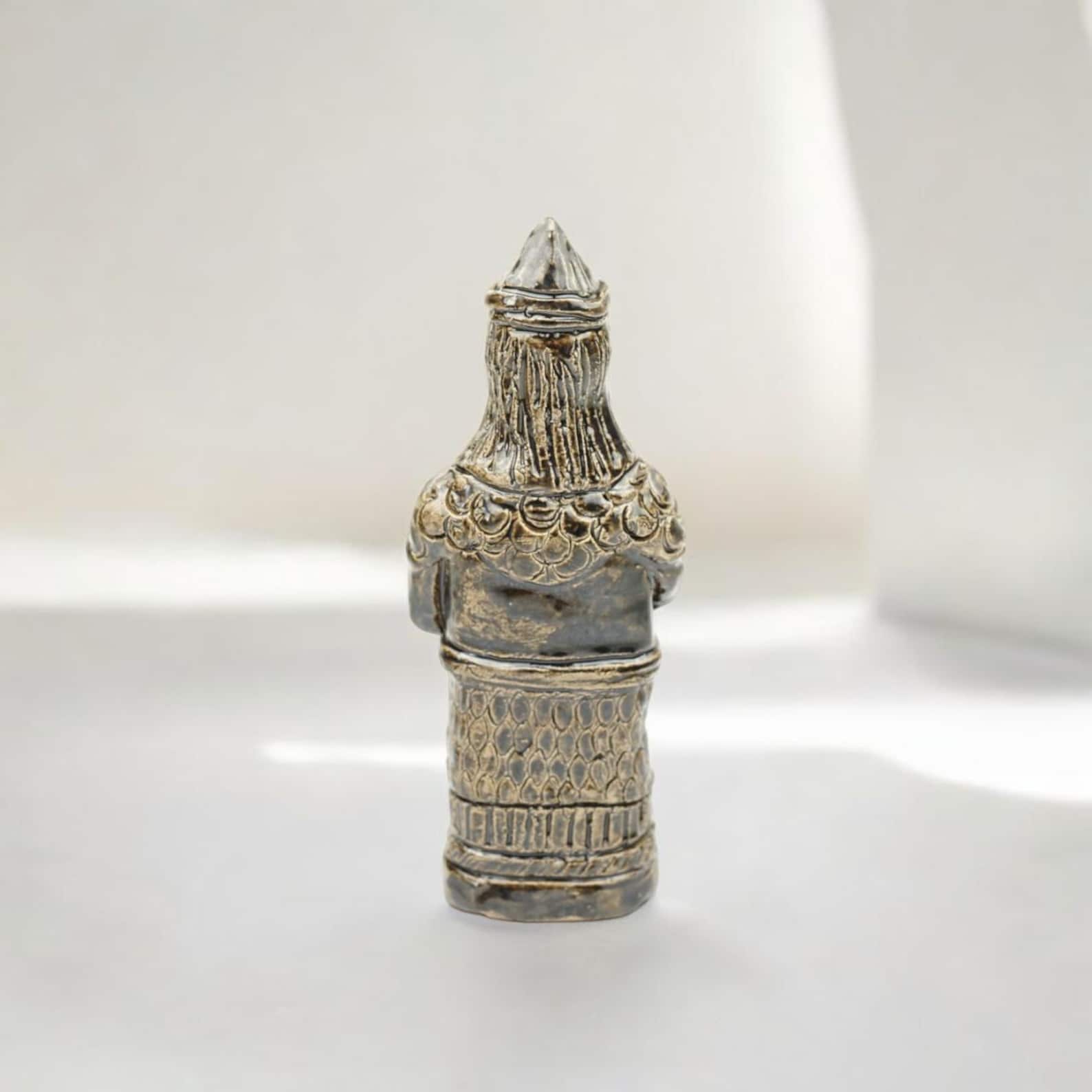 Ceramic Figurine Perun Slavic God Altar Heathen God Ceramic Sculpture ...