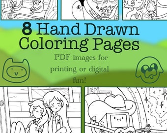 finn and jake coloring