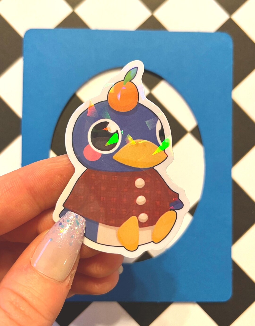 Animal Crossing- ROALD! Holographic Sticker - Etsy