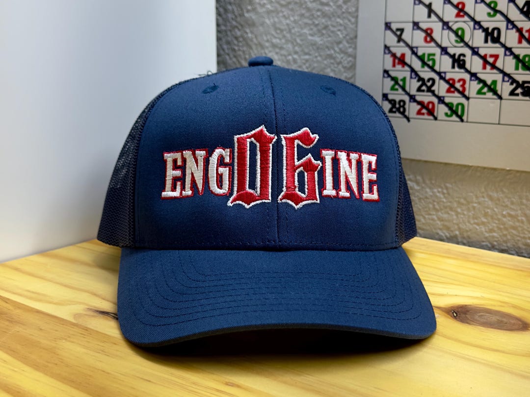 Old English Engine Co. Trucker Cap - Etsy