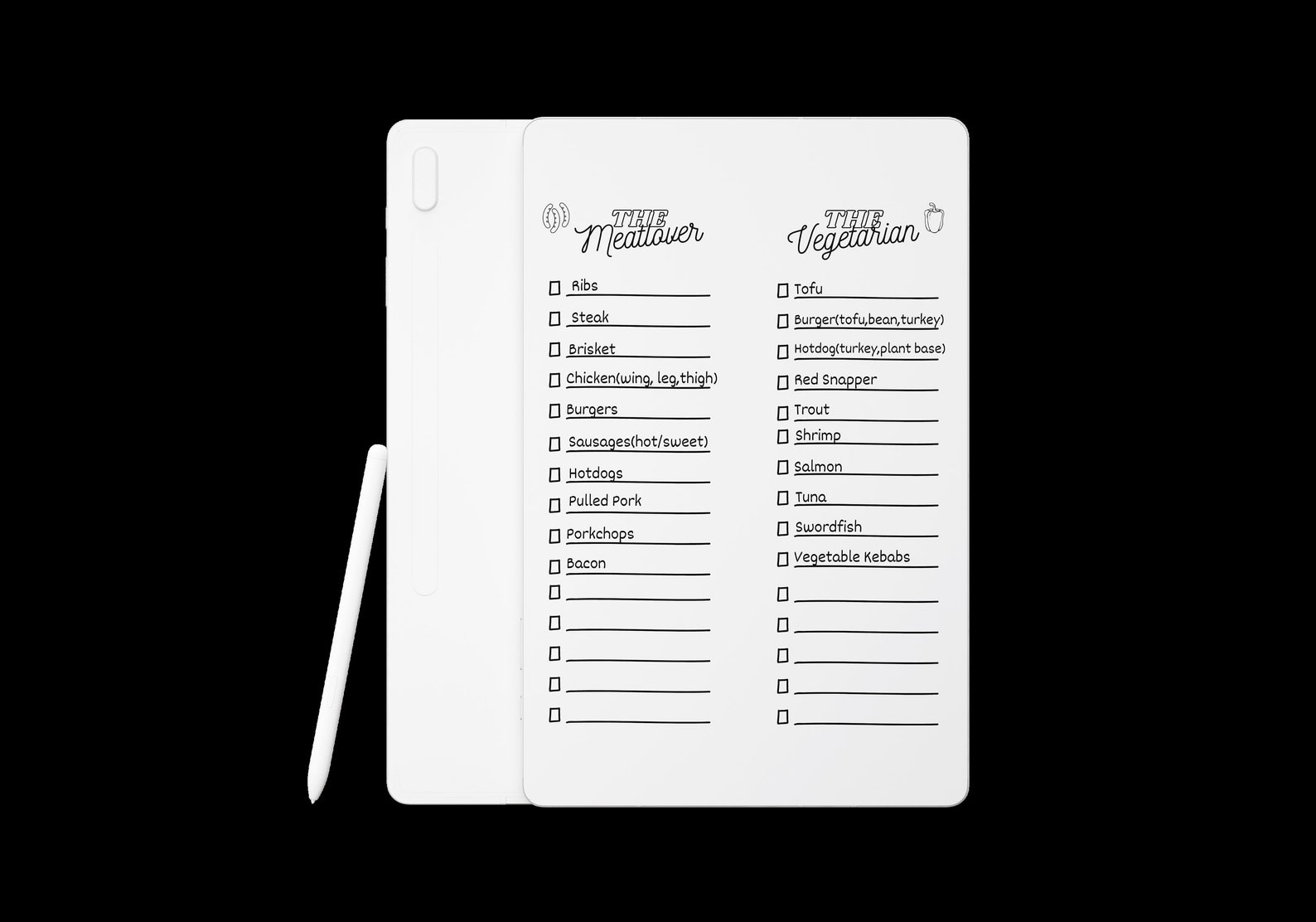 Printable BBQ Planner Complete BBQ Party Checklist for Grill Masters ...