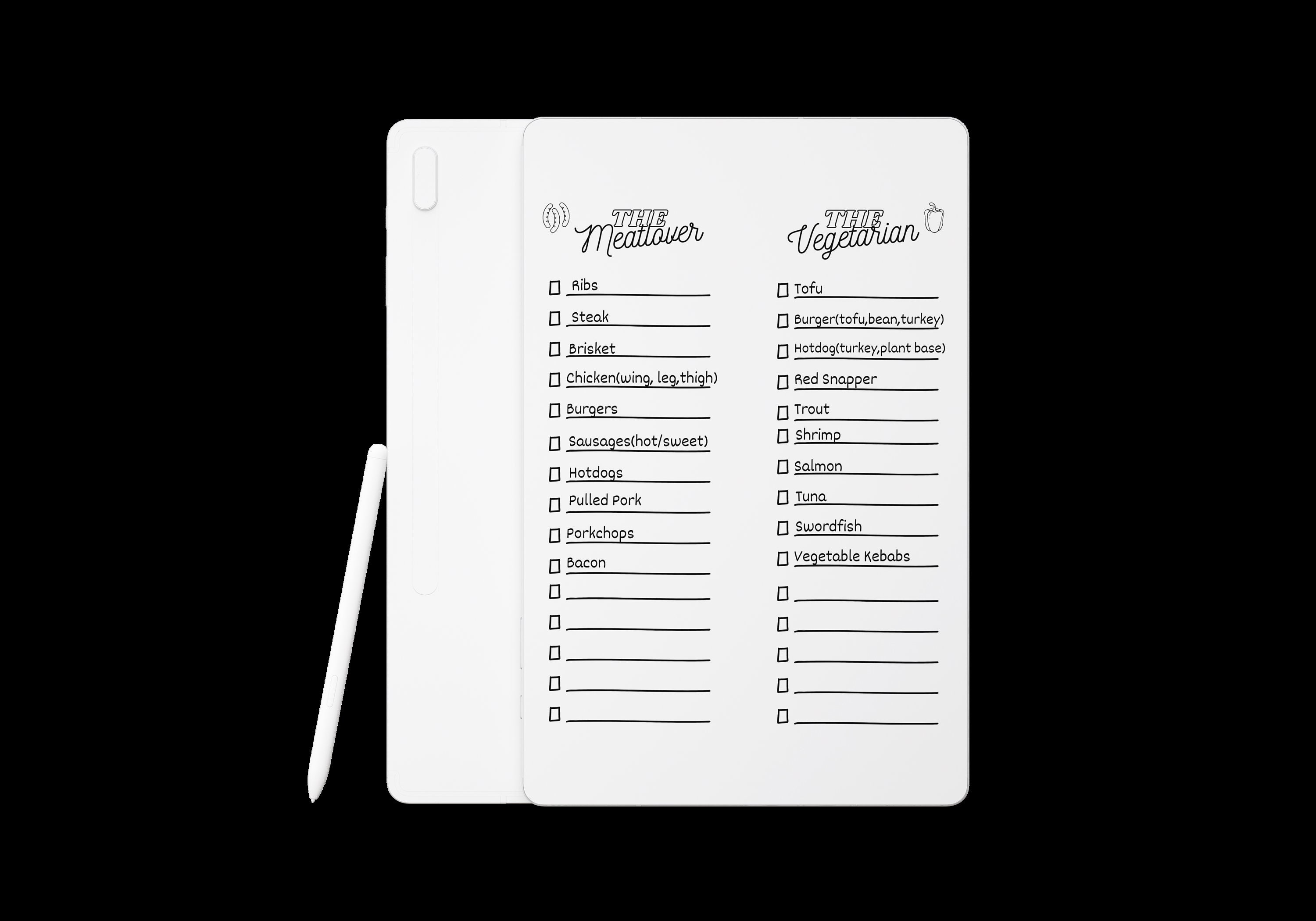 Printable BBQ Planner Complete BBQ Party Checklist for Grill Masters ...