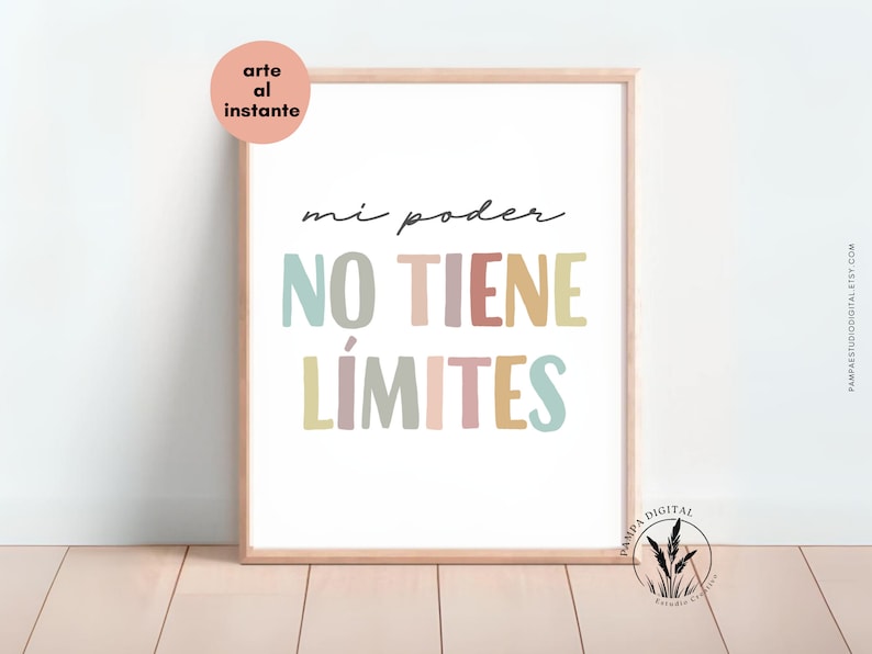 My Power Has No Limits Affirmations Poster Wall Art Printable Mental ...