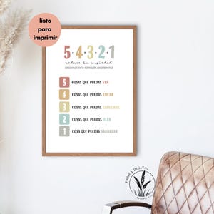 Grounding Technique Poster, Coping Skills Poster, Social Worker ...