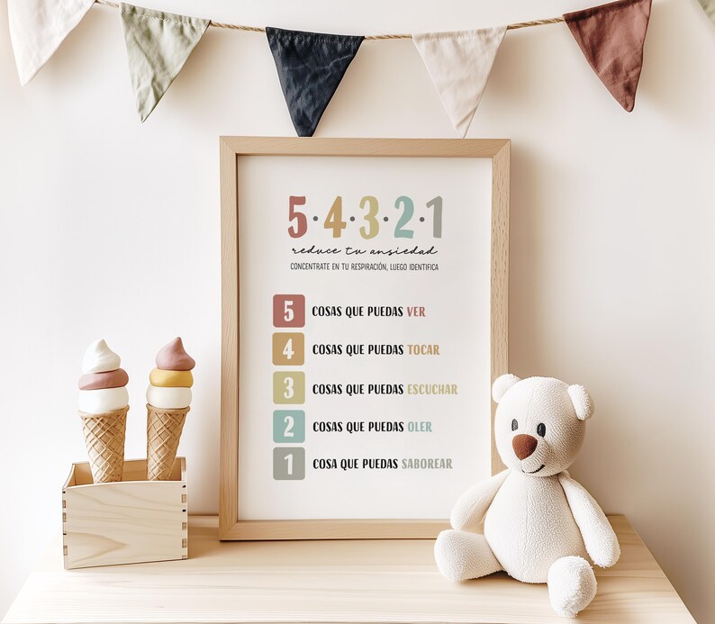 Grounding Technique Poster, Coping Skills Poster, Social Worker ...