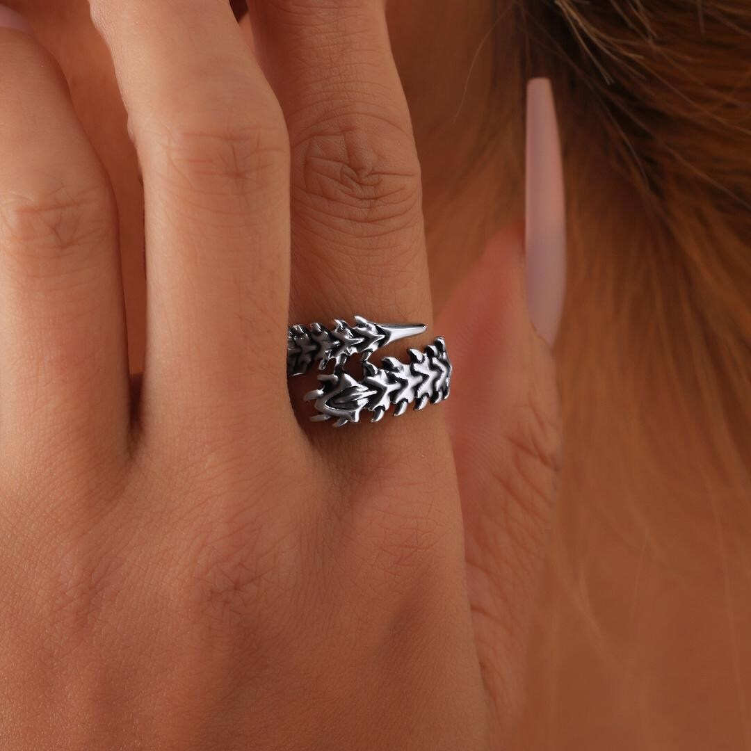 Adjustable Alien Ring Animal Ring Centipede Ring Gothic Jewelry Unique ...