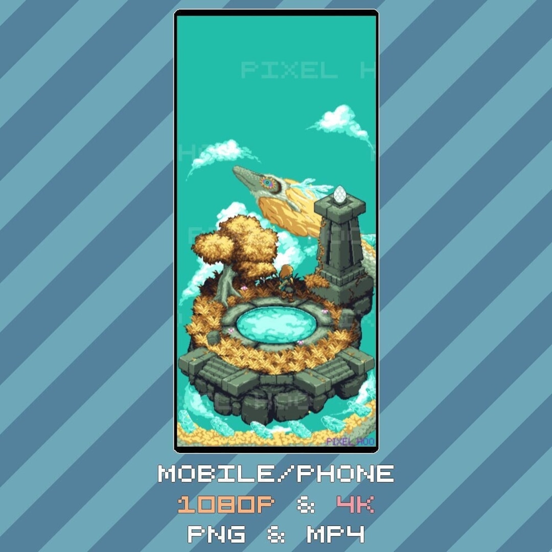 Zelda Totk Animated Pixel Art Wallpaper | 4K & 1080p Mobile - Etsy