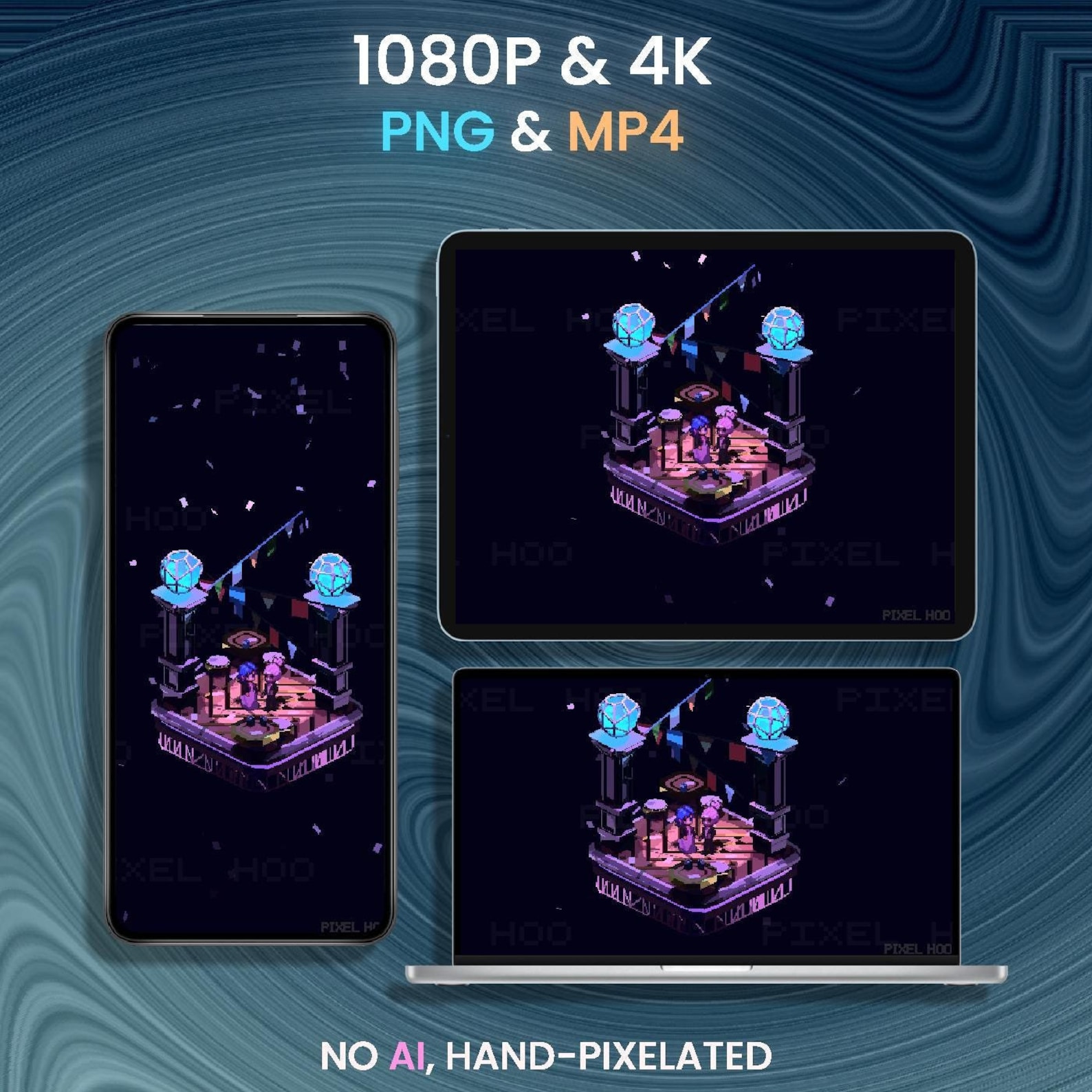 Arcane Ekko & Jinx Pixel Art Animated Wallpaper (digital Download) - Etsy