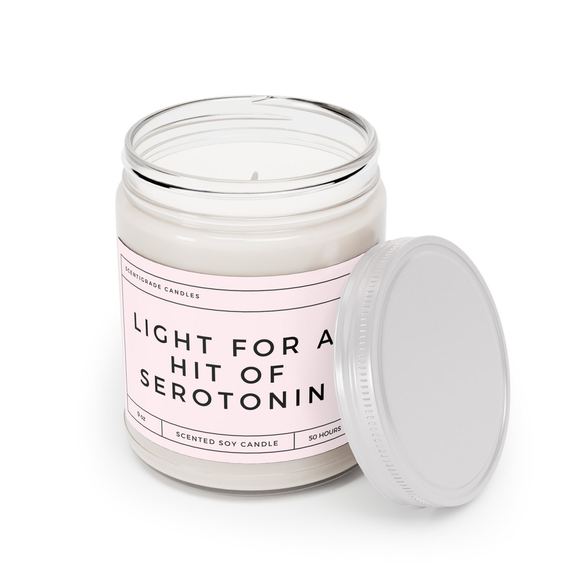 Light for a Hit of Serotonin | Funny Candle | Gift Candle | Candle ...