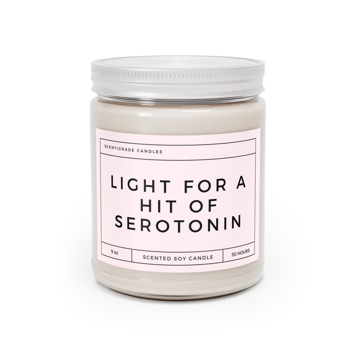 Light for a Hit of Serotonin | Funny Candle | Gift Candle | Candle ...