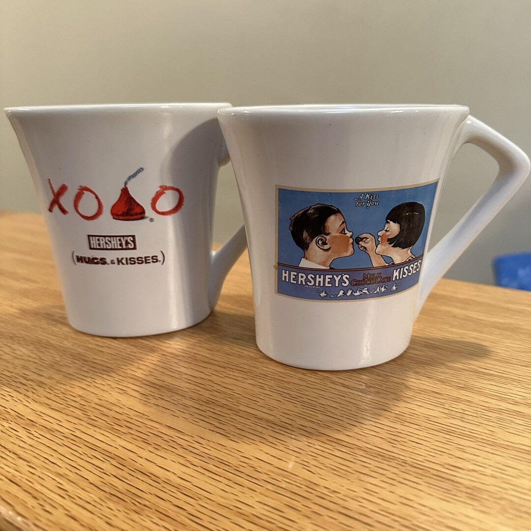 Hersheys Kisses Oblong Mugs 4.25 Hot Chocolate Cocoa Coffee - Etsy