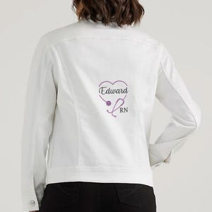 Personalized Name Embroidery Designs, Heartbeat Stethoscope Embroidery ...