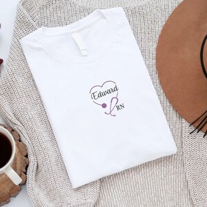 Personalized Name Embroidery Designs, Heartbeat Stethoscope Embroidery ...