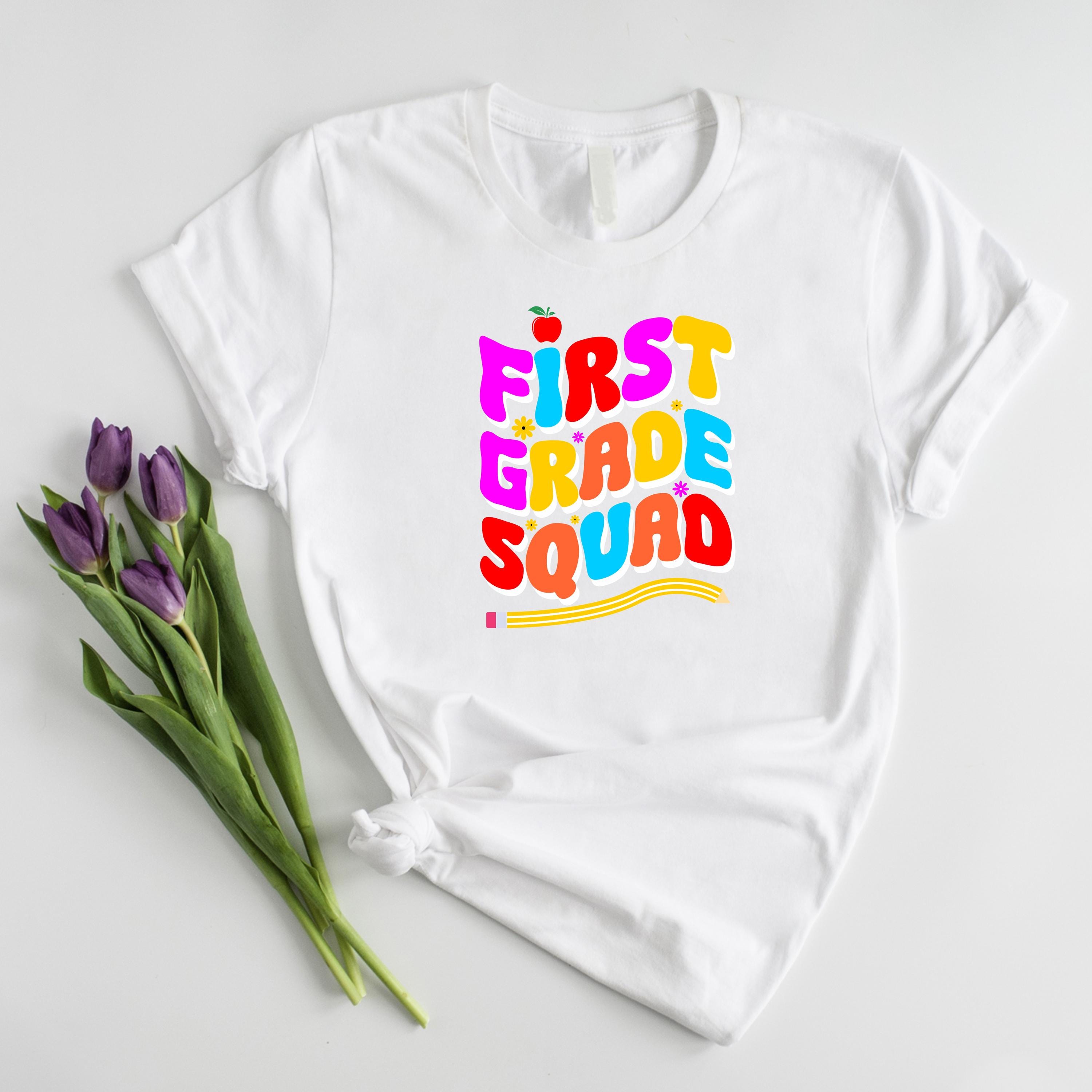 Back to School First Grade Squad SVG, Png Cut File, Commercial Use SVG ...