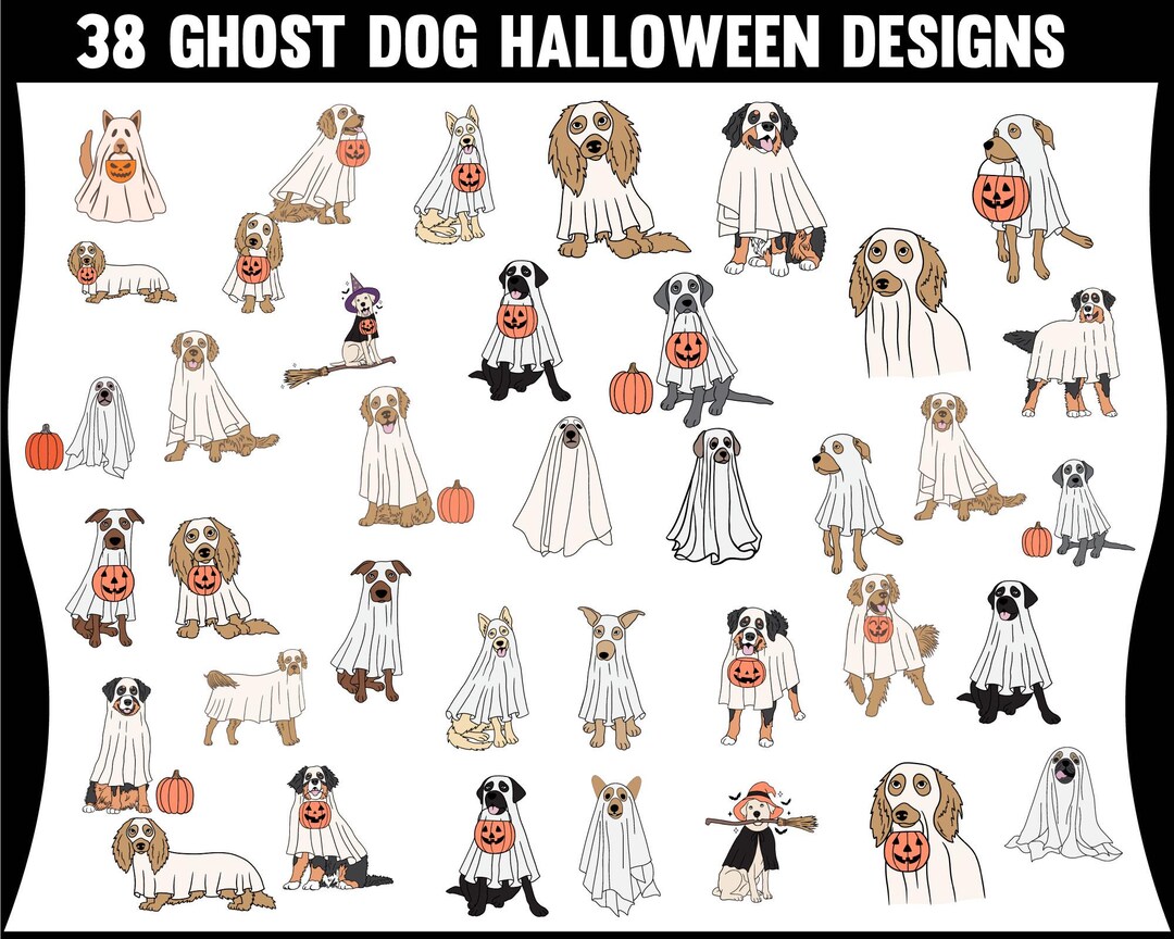 Horror Dog Png, Halloween Dog Bundle Png, Halloween Animals Png, Horror ...