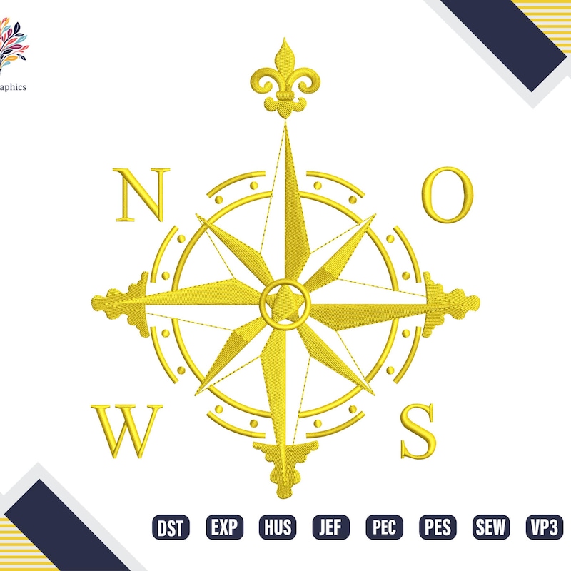 Compass Rose Design - Etsy