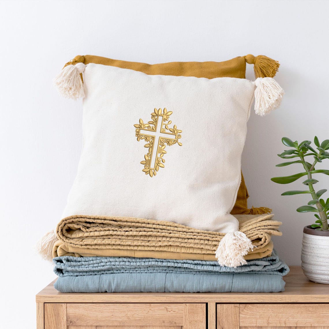 Machine Embroidery Religious Cross, Christian Cross Embroidery Patterns ...