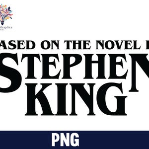 Stephen King Png, Sublimation Design, Stephen King Novels, Png File ...
