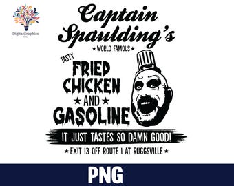 Captain Spaulding Png, Fried Chicken Png, 1000 Corpses Png, Devils ...