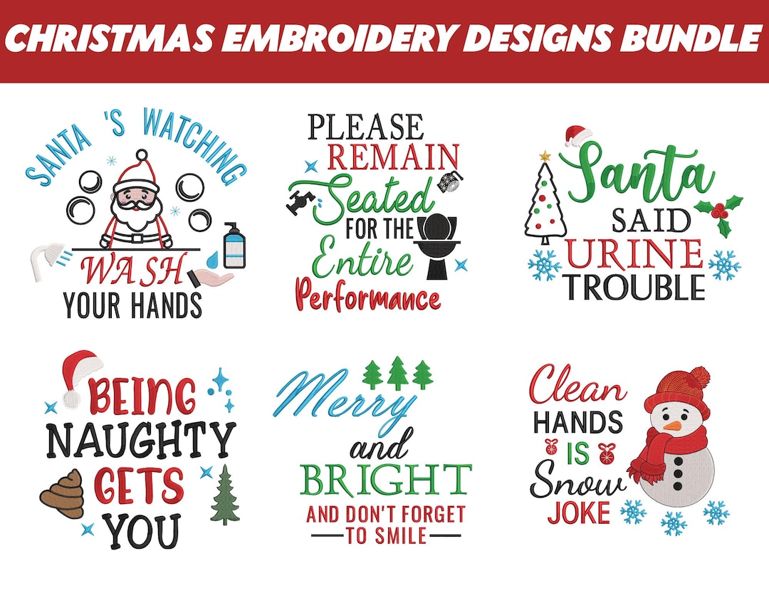 Toilet Roll Embroidery, Christmas Embroidery Patterns for Toilet Paper ...