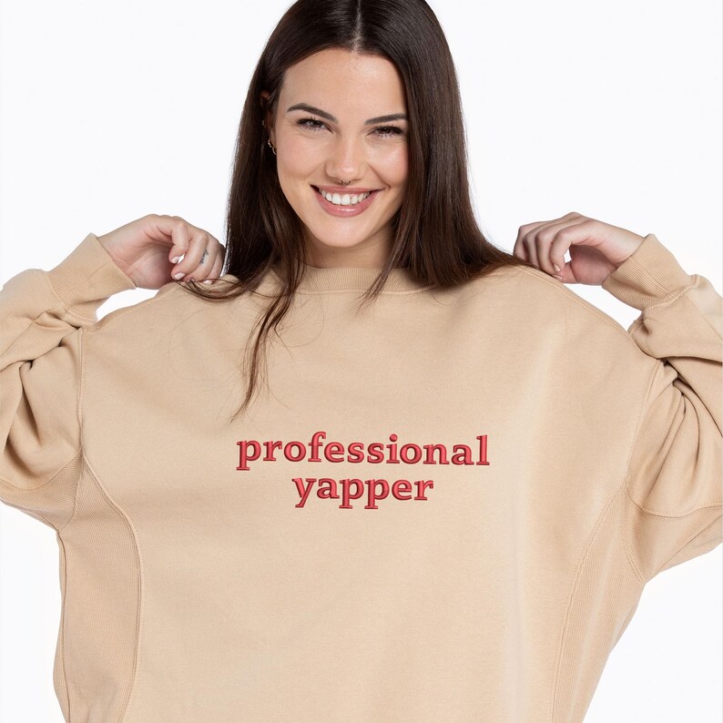 Funny Meme Trend Embroidery, Professional Yapper Machine Embroidery ...