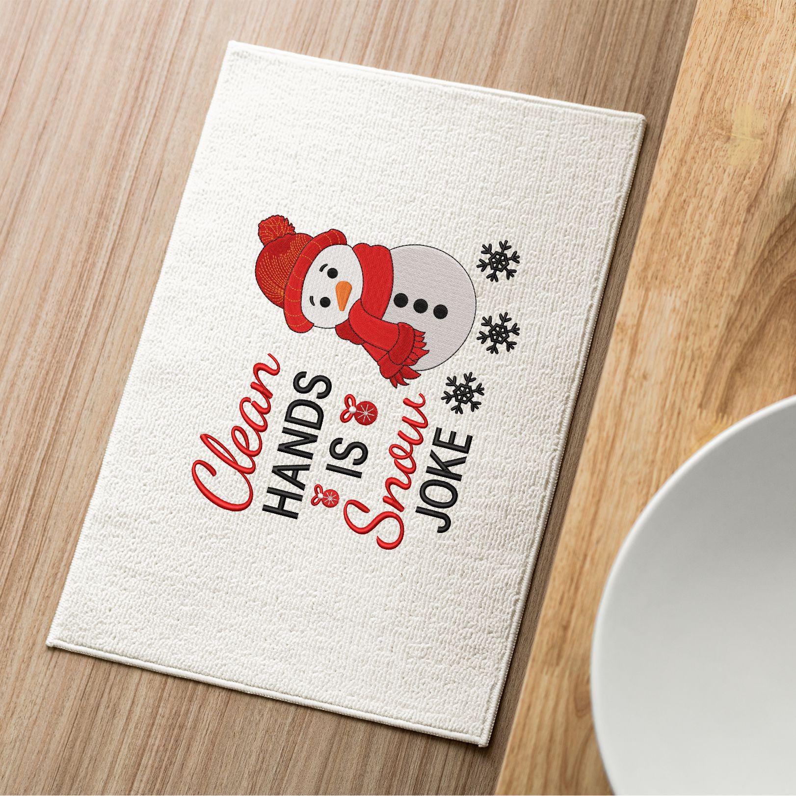 Christmas Toilet Paper Embroidery Designs, Funny Holiday Embroidery ...