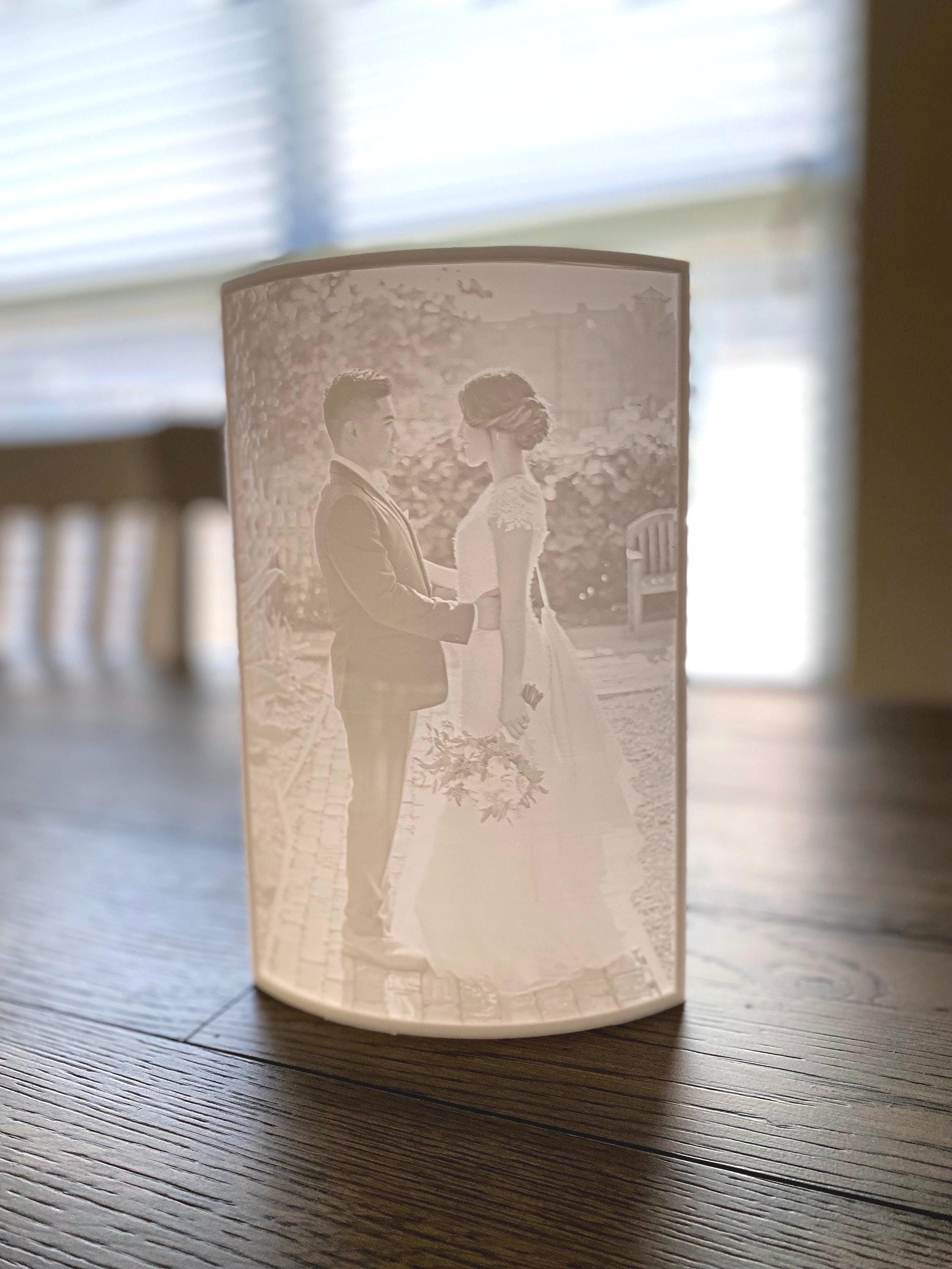 3D Printed Lithophane Portrait - Etsy