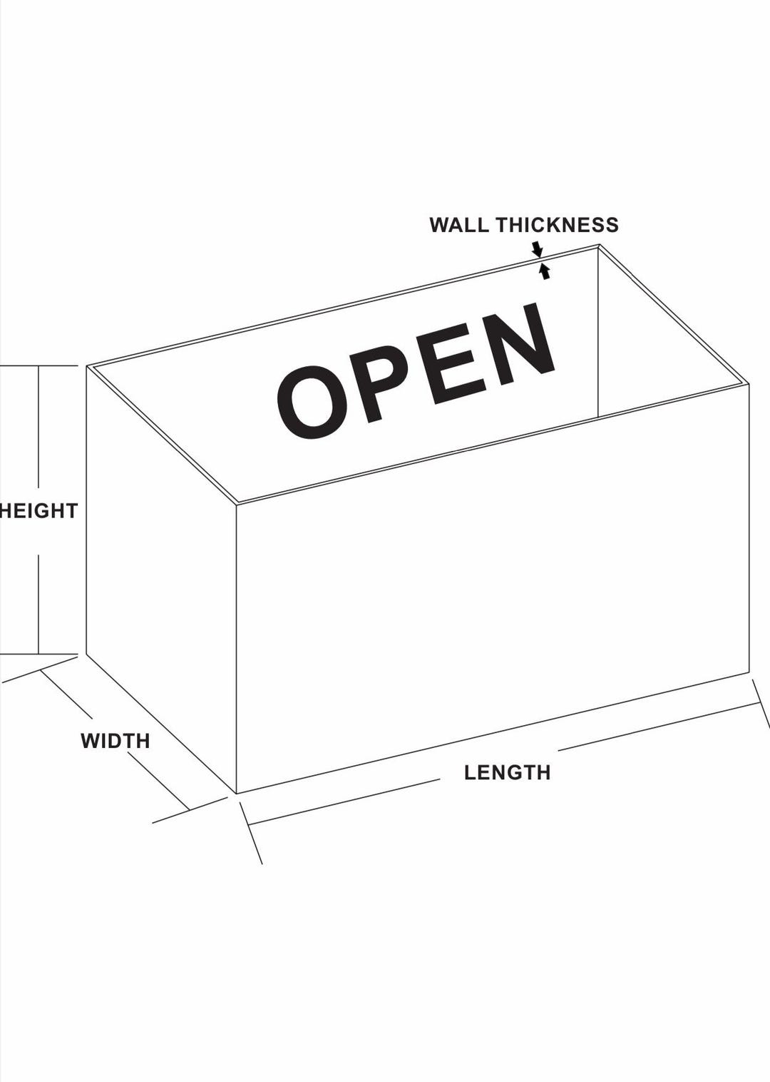 Custom Acrylic Box - Etsy