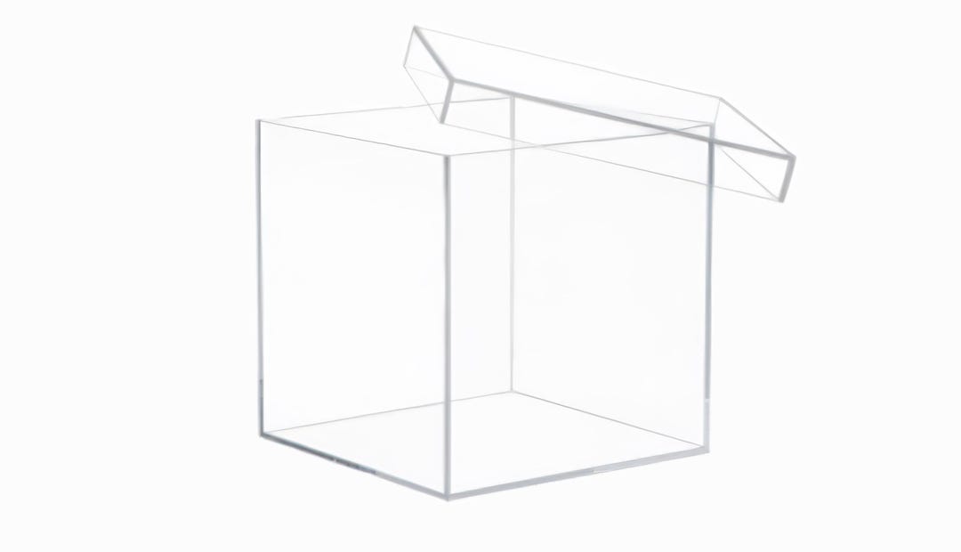 Custom Clear Acrylic Box With Shoe Box Lid - Etsy