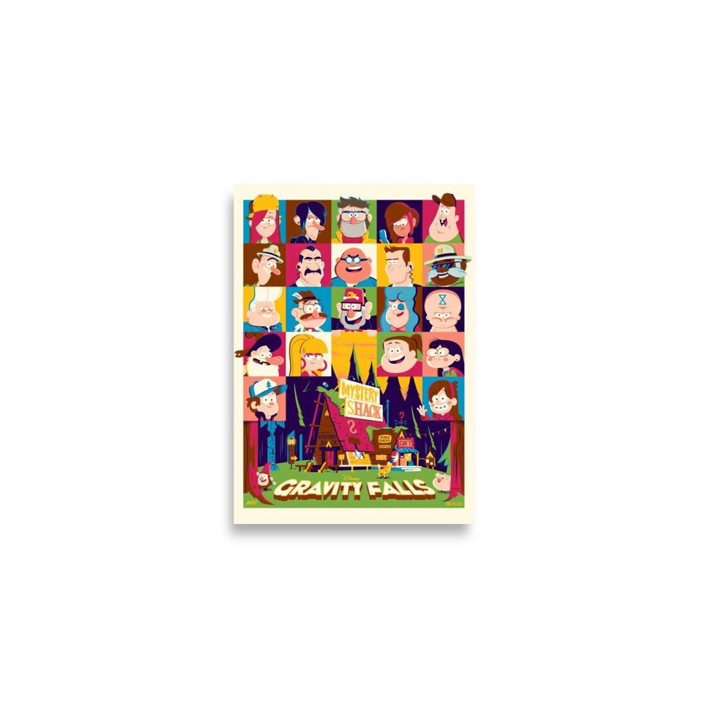 Gravity Falls Poster | Gravity Falls Art | Gravity Falls Wall Art | TV ...