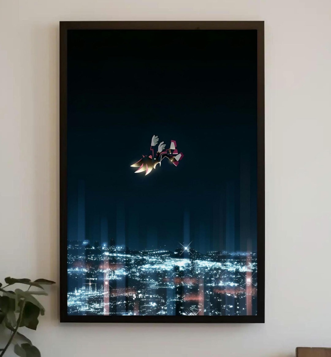 Shadow the Hedgehog Poster Print | Gift for Shadow the Hedgehog Fans ...