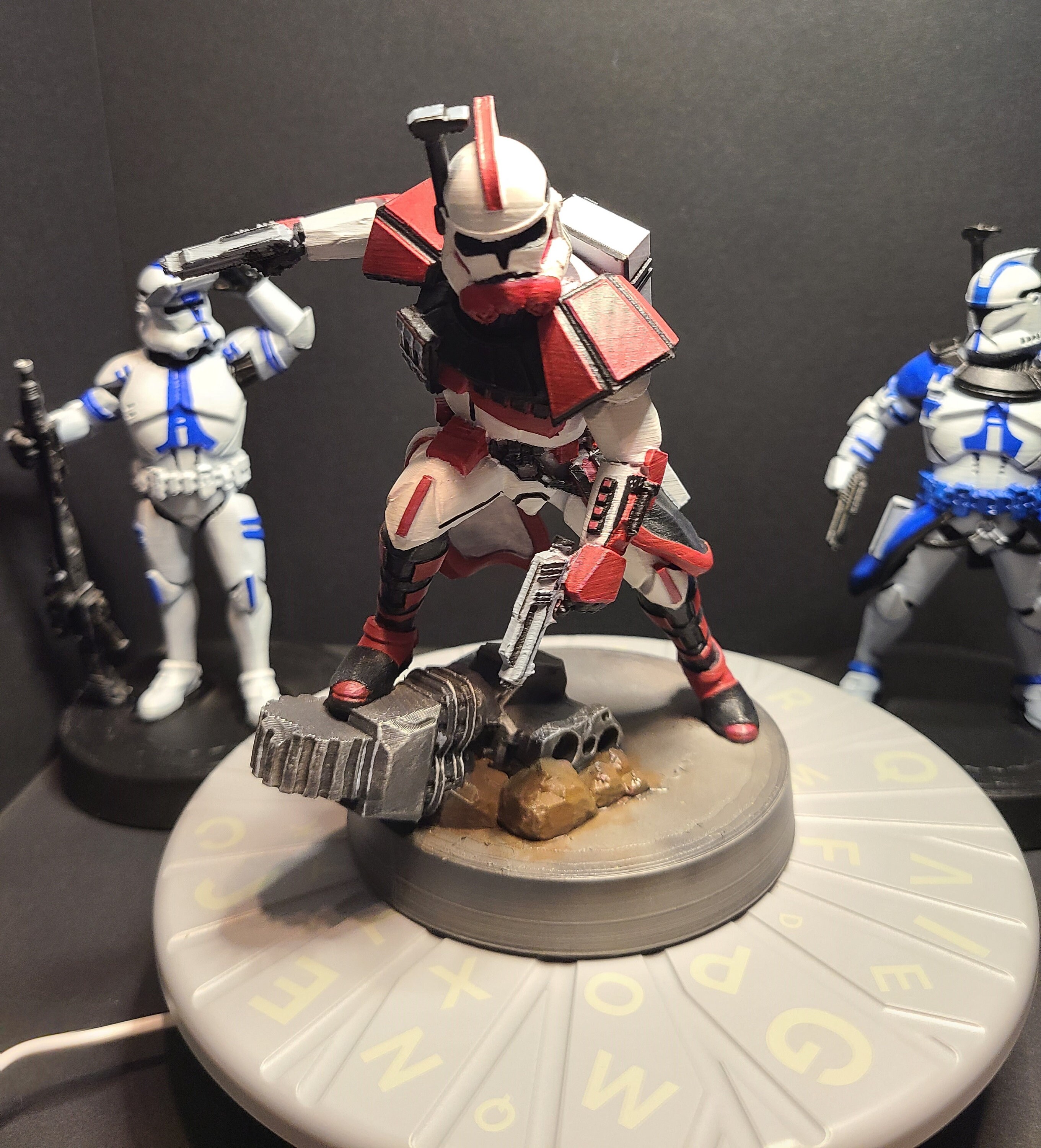 Clone Commando Statue Hand Painted 3d Printed - Etsy