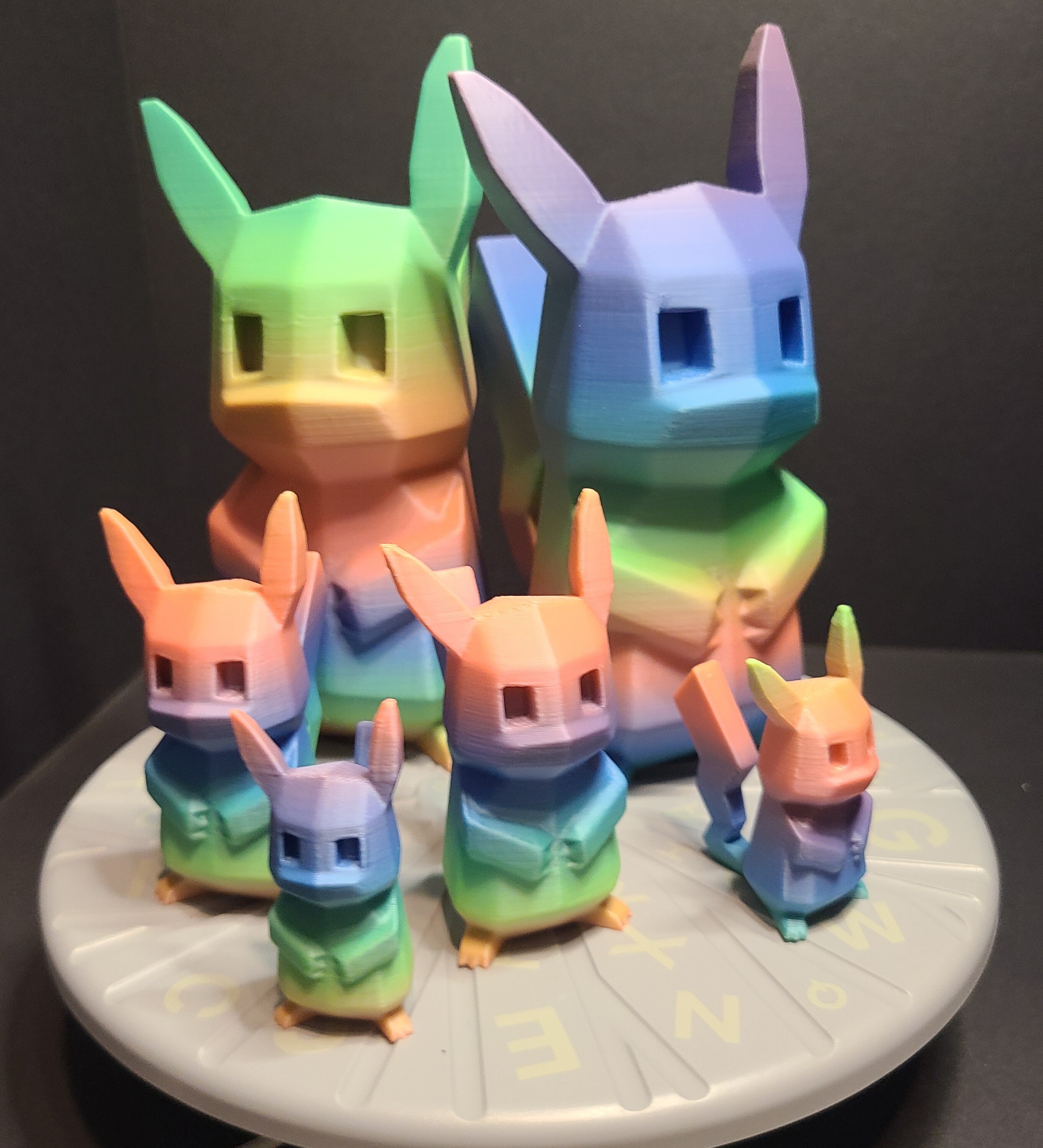 Low Poly Pikachu Hand Painted 3d Printed - Etsy