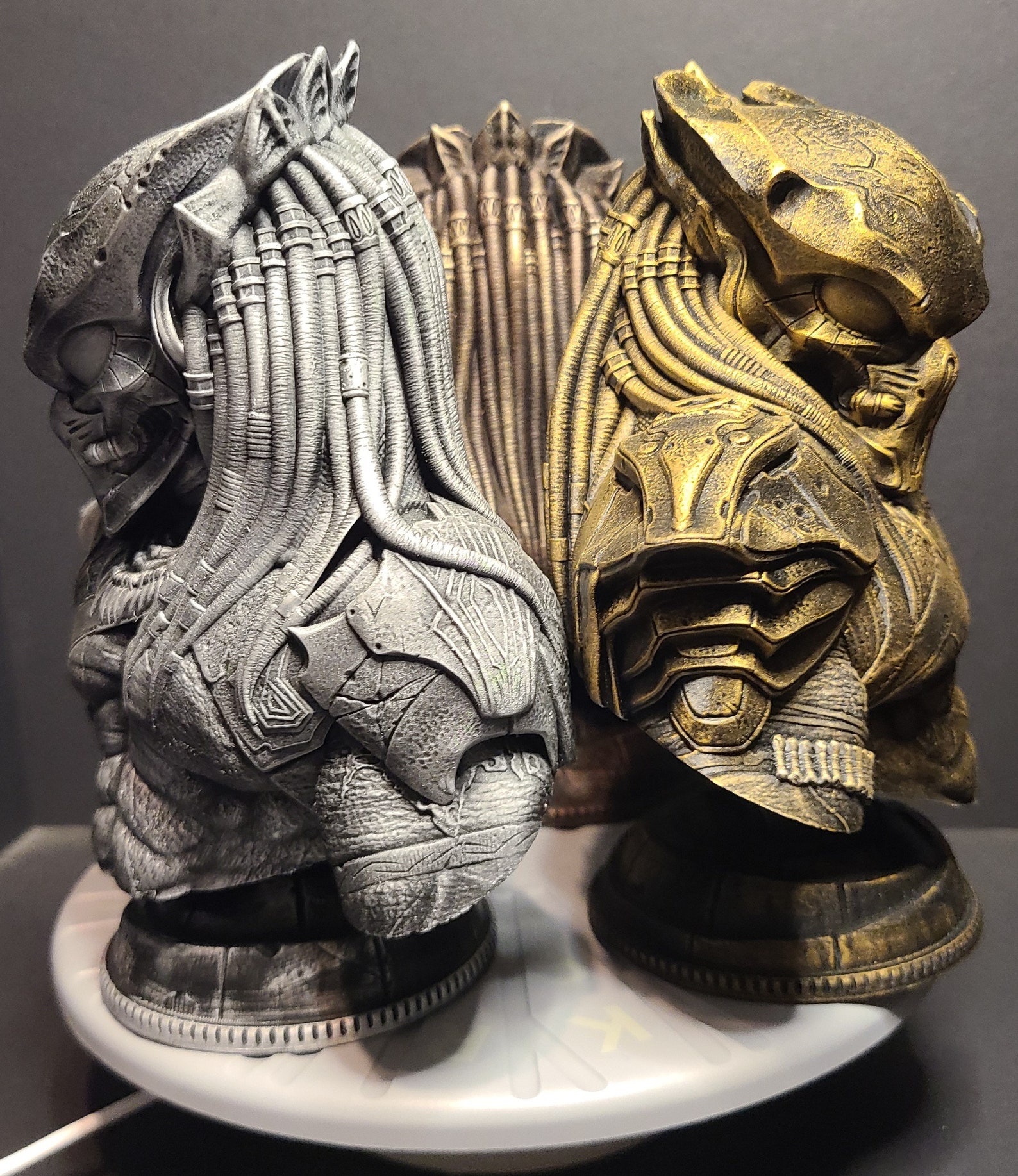 Predator Bust - Hand Painted - Resin Printed - Etsy