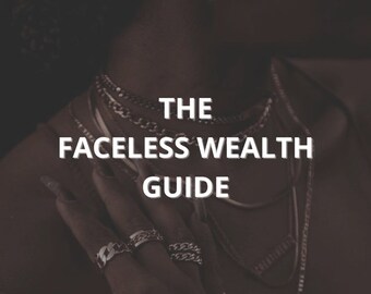 The Faceless Wealth Guide - Etsy