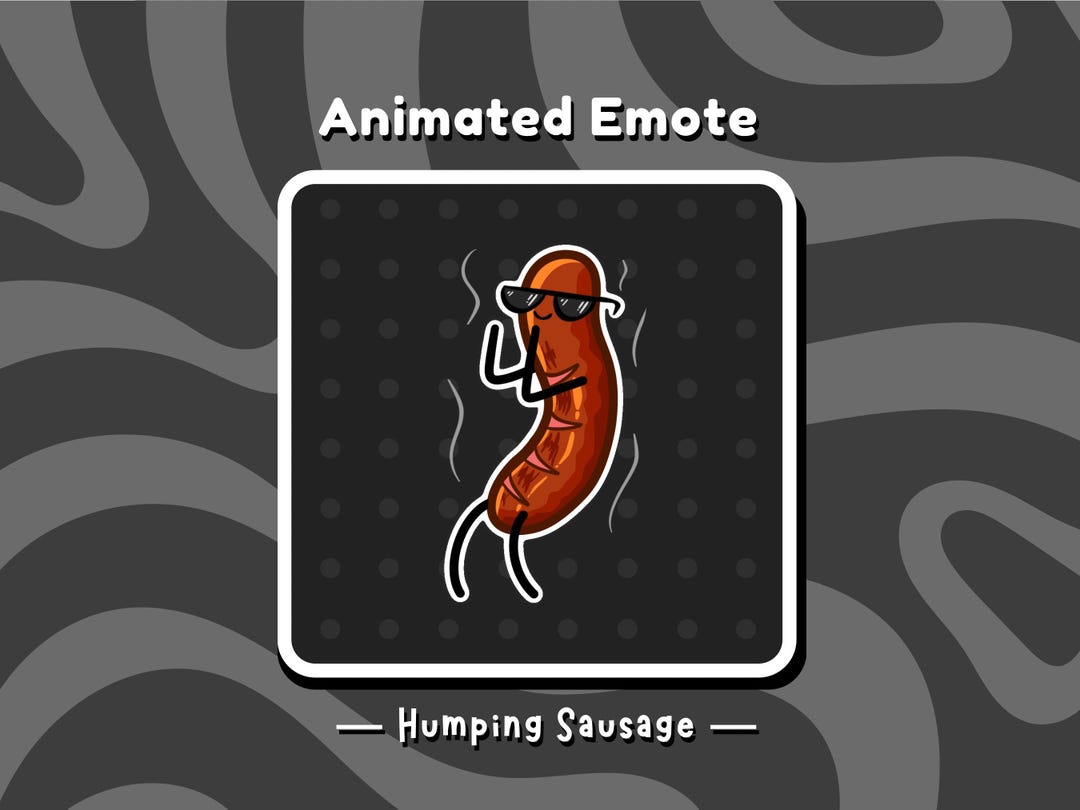 Animated Humping Sausage Emote Funny Humping Sausage Emote Animated ...