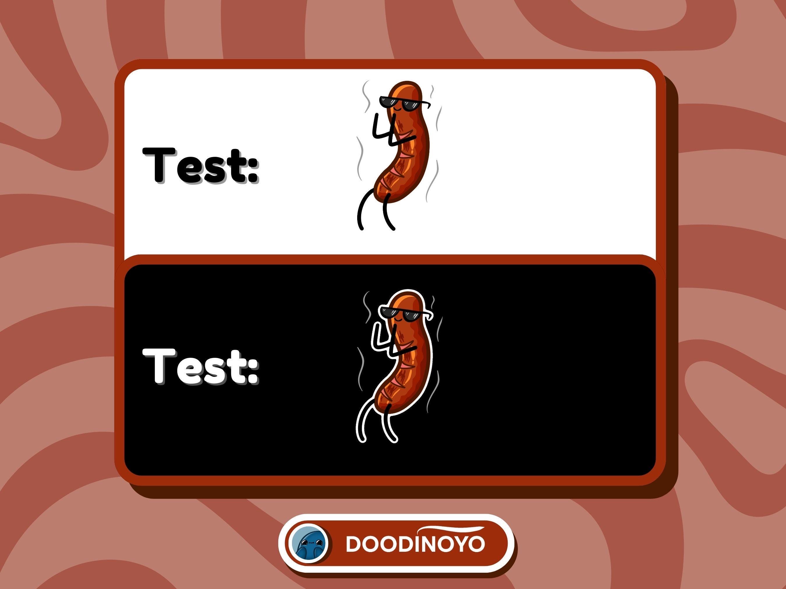 Humping Sausage Animated Emote Funny Humping Sausage Emote Animated ...