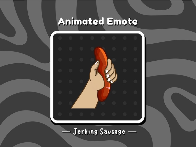 Animated Jerking Sausage Emote Animated Twitch Emote Animated Discord ...