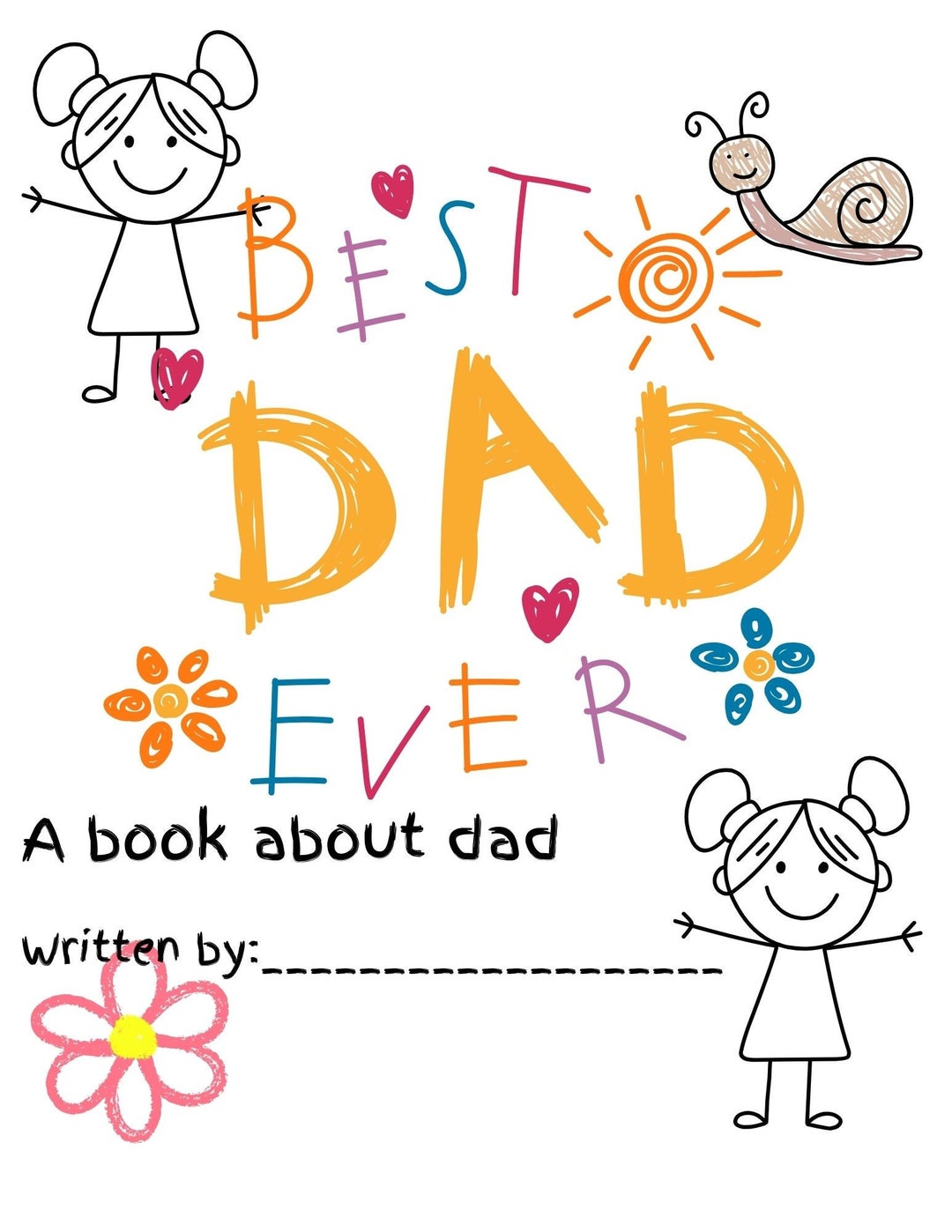 Father's Day Gift, Father's Day Printable, Father's Day Booklet, All ...